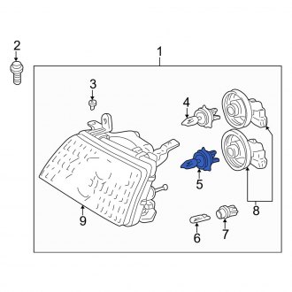 Toyota 4Runner OEM Headlights | Projector, LED, HID, Halo — CARiD.com