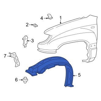 Toyota Land Cruiser Inner Fenders - Wells, Liners, Shields | CARiD