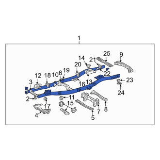 Toyota Land Cruiser Replacement Chassis Frames & Rails | CARiD