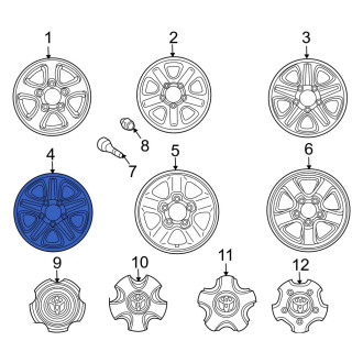 Toyota Land Cruiser OEM Wheels & Tires | Lug Nuts, TPMS Sensors — CARiD.com