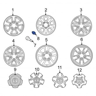 Toyota Tundra OEM Wheels | Original Steel & Alloy Wheels — CARiD.com