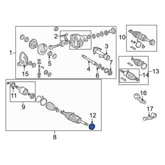 Toyota Land Cruiser CV Joints, Boots & Components – CARiD.com