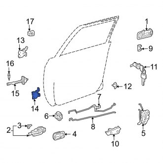 Toyota Land Cruiser Door Hinges, Pin & Bushing Kits | CARiD