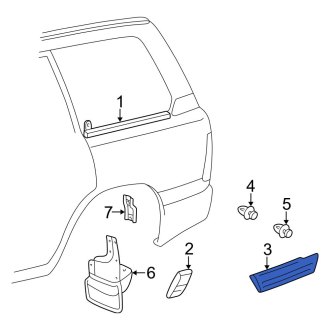 Toyota Land Cruiser OEM Chassis Frames & Body Parts - Tubs, Doors | CARiD