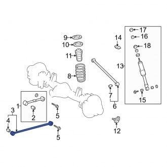 Toyota Land Cruiser OEM Suspension Parts - Shocks, Struts | CARiD