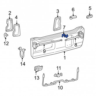 Toyota Land Cruiser Trunk & Tailgate Lock Motors, Switches, Relays ...