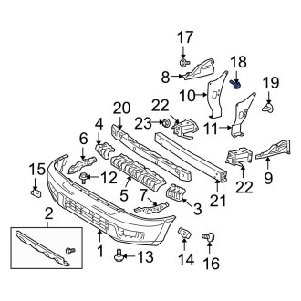 Toyota Tacoma OEM Bumpers | Genuine Front & Rear Bumpers — CARiD.com