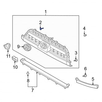 Toyota 4Runner OEM Grilles | Factory Billet & Mesh Grilles — CARiD.com