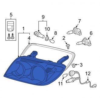 Toyota 4Runner OEM Headlights - Factory Headlights | CARiD