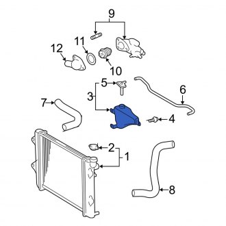 Toyota FJ Cruiser OEM Engine Cooling Parts | Radiators, Fans — CARiD.com
