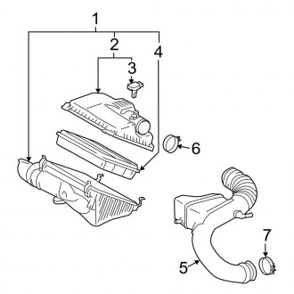 2006 Toyota 4Runner OEM Air Intake Parts - Filters | CARiD