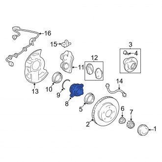 Toyota 4Runner OEM Driveline & Axle Parts | Hubs, CV-Joints — CARiD.com