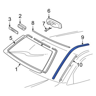 Toyota 4Runner Replacement Window Seals — CARID.com