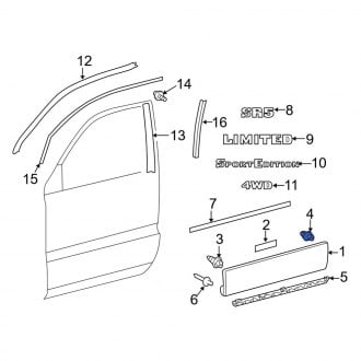 Toyota FJ Cruiser OEM Body & Exterior Parts | CARiD