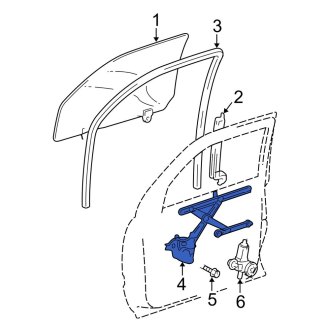 Toyota FJ Cruiser OEM Window Parts | Visors, Regulators — CARiD.com