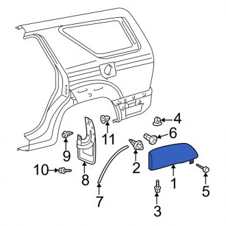 Toyota 4Runner Replacement Fender Moldings & Trim | CARiD