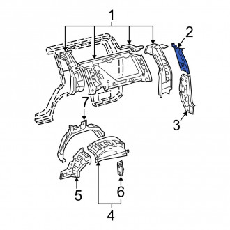 Toyota 4Runner OEM Quarter Panels & Parts | Rear & Front — CARiD.com