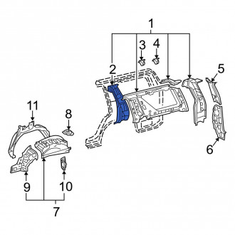 Toyota 4Runner OEM Quarter Panels & Parts | Rear & Front — CARiD.com