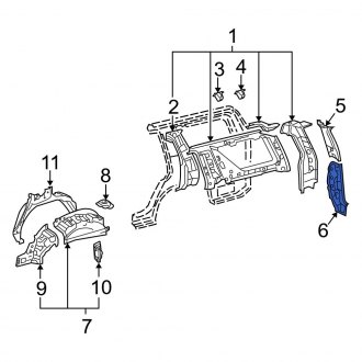 Toyota 4Runner OEM Quarter Panels & Parts | Rear & Front — CARiD.com