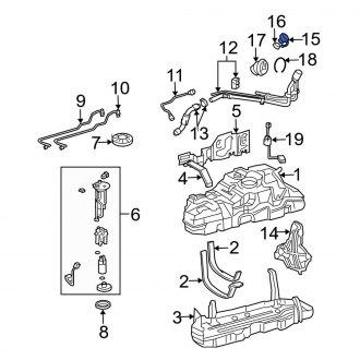 Toyota Matrix OEM Fuel System Parts | Pumps, Lines — CARiD.com