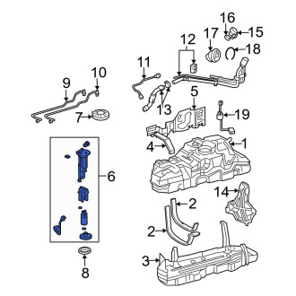 Toyota 4Runner OEM Fuel System Parts - Pumps, Lines | CARiD