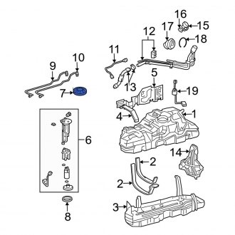 Toyota FJ Cruiser OEM Fuel System Parts | Pumps, Lines — CARiD.com