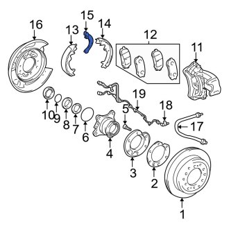 Toyota FJ Cruiser Parking Brake Components - Cables, Adjusters | CARiD