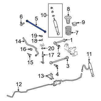 Toyota 4Runner OEM Suspension Parts | Shocks, Struts — CARiD.com