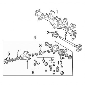 2005 Toyota 4Runner OEM Driveline & Axle Parts - Hubs | CARiD