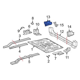 Toyota 4Runner OEM Rocker Panels & Floors - Side Skirts, Pans | CARiD