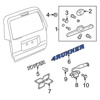 Toyota 4Runner OEM Trunks & Parts | Lids, Rear Panels — CARiD.com