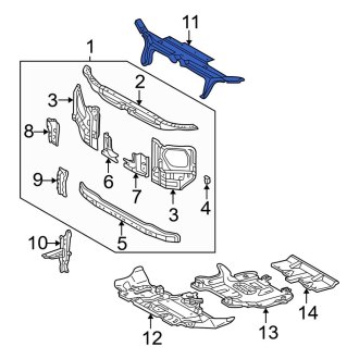 Toyota 4Runner OEM Engine Cooling Parts | Radiators, Fans — CARiD.com