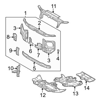 Toyota 4Runner Radiator Supports — CARiD.com