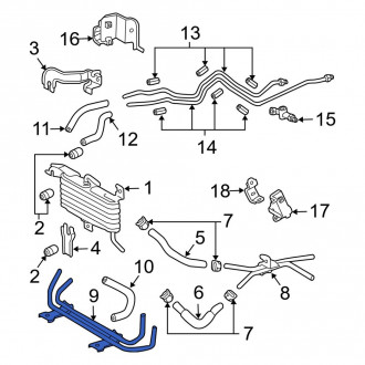 Toyota 4Runner OEM Transmission Parts - Coolers, Flywheels | CARiD