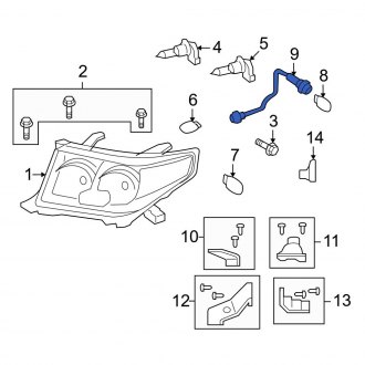 Toyota Land Cruiser OEM Headlights | Projector, LED, HID, Halo — CARiD.com