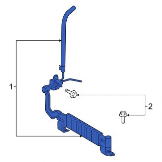 Toyota Land Cruiser Power Steering Cooling | Coolers, Lines — CARiD.com