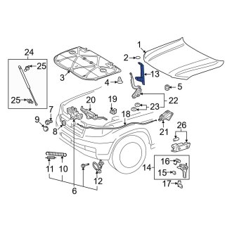 Toyota Land Cruiser Hood Locks & Hood Latches — CARiD.com