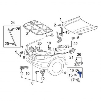 Toyota Land Cruiser Hood Locks & Hood Latches — CARiD.com