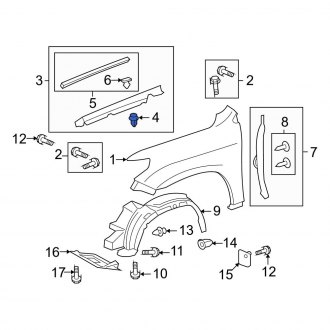 Toyota Land Cruiser OEM Fenders | Factory Front & Rear Fenders — CARiD.com
