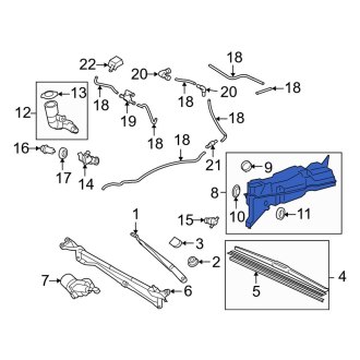Toyota Land Cruiser Windshield Washer Tanks & Parts — CARID.com