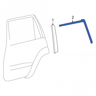 Toyota Land Cruiser Window Hardware — CARID.com