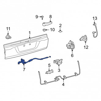 Toyota Land Cruiser Trunk & Tailgate Lock Motors, Switches, Relays ...
