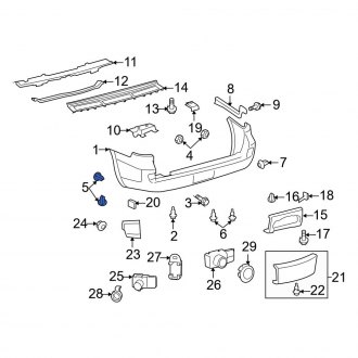 Toyota Land Cruiser Bumper Brackets & Hardware | Front, Rear — CARiD.com