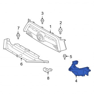 Toyota 4Runner Grille Brackets & Hardware | CARiD