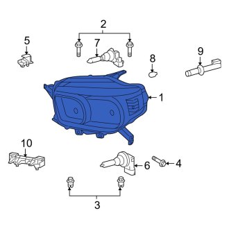 Toyota 4Runner OEM Headlights - Factory Headlights | CARiD