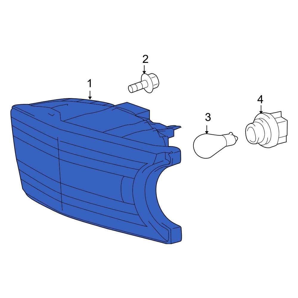 Toyota OE 8152135340 - Front Left Turn Signal Light Assembly