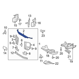 Toyota 4Runner Radiator Supports — CARiD.com