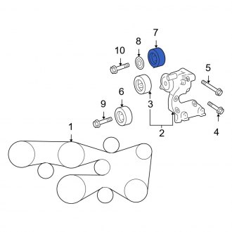 Toyota Sienna Replacement Engine Pulleys — CARiD.com