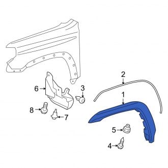 Toyota 4Runner Replacement Fender Moldings & Trim | CARiD