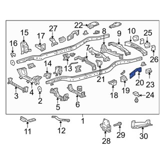 Toyota FJ Cruiser Chassis Frames & Body Parts | CARiD